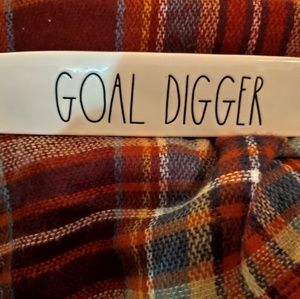 Rae Dunn | Office | Nwot Rae Dunn Goal Digger Desk Sign | Poshmark
